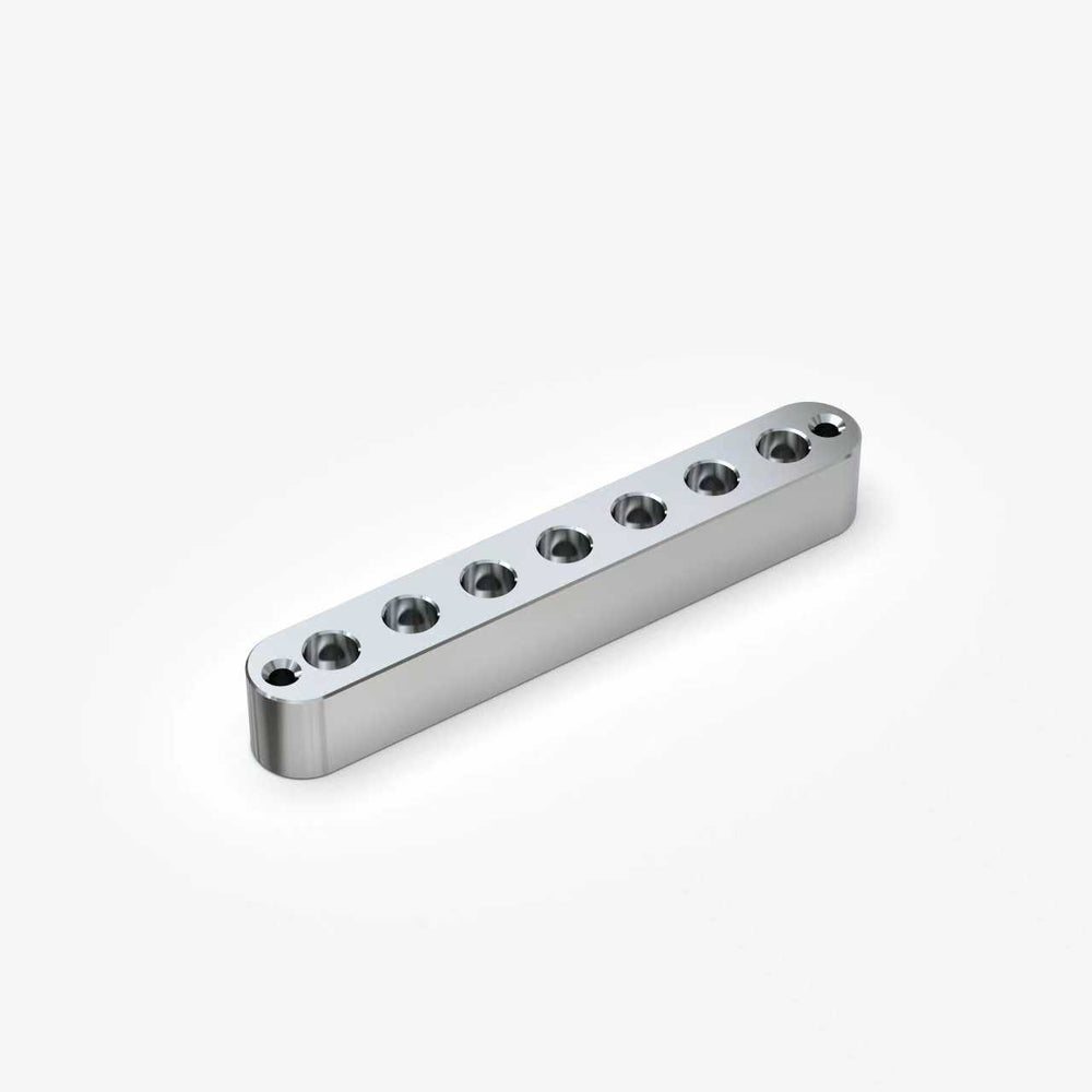 Aluminum 7-String Ferrule Block for Through-Body Guitars Guyker