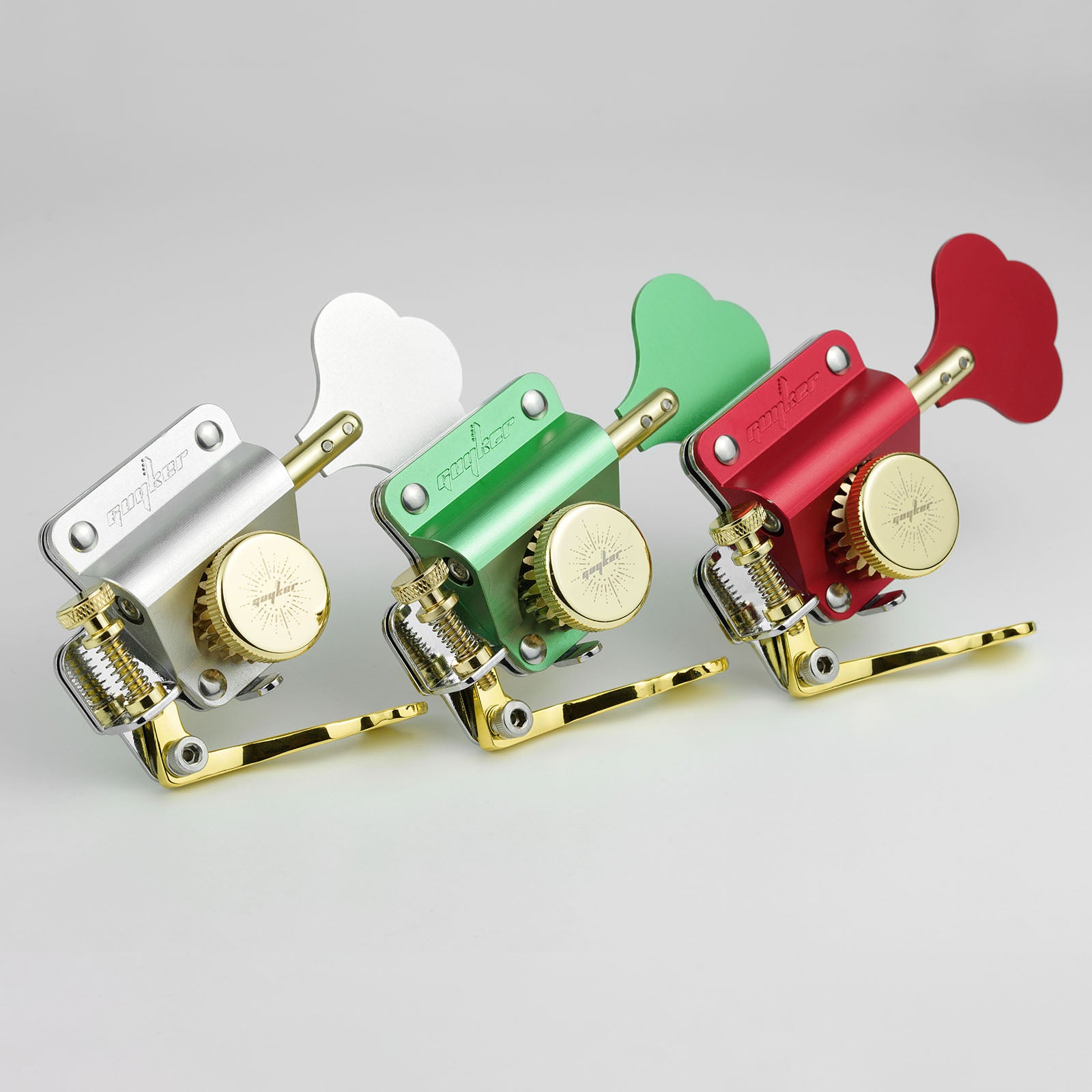 Guyker GB200D Drop D Bass Tuner 1R CNC Aluminum Alloy 15.7mm