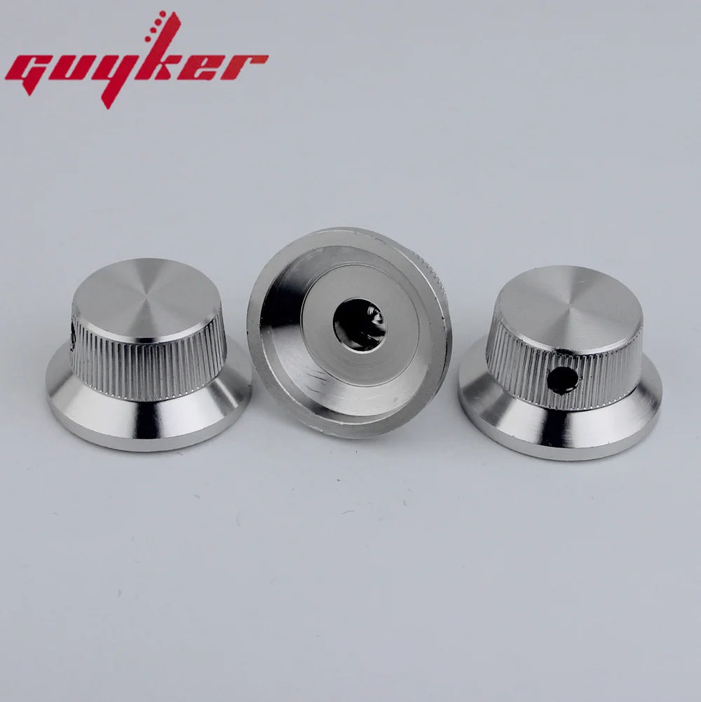 CKB019 Electric Guitar Bass Metal Control Volume Knob Hat Type Three C