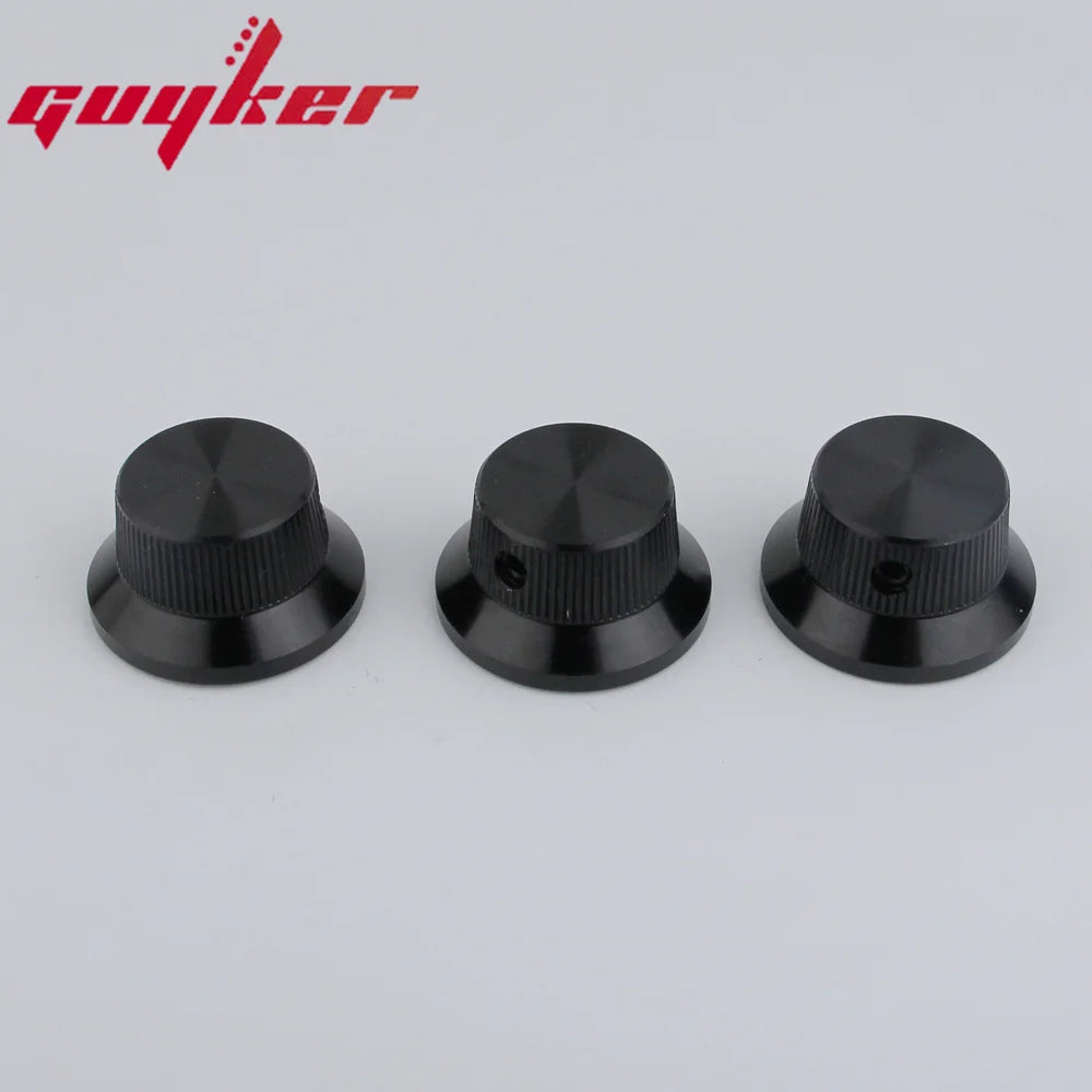 CKB019 Electric Guitar Bass Metal Control Volume Knob Hat Type Three C