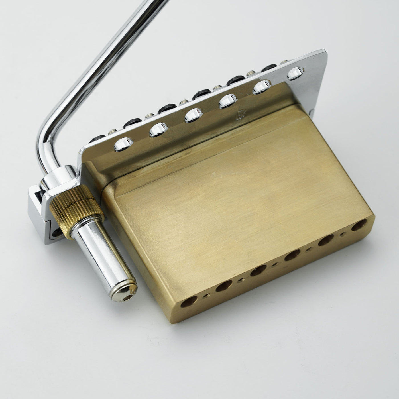 Guyker GG1009A-S 6-Point Tremolo Bridge with Locking Saddles and Brass ...