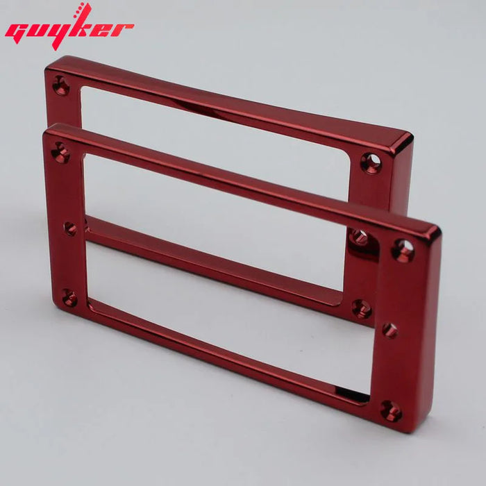 1 Set Rainbow/Red Humbucker Pickup Frames neck and bridge Pickup Mount