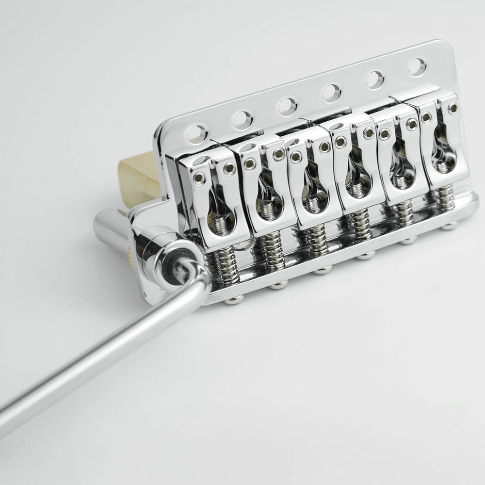 Left-Handed Guitar Tremolo Bridge with Roller Saddles String Spacing 10 ...