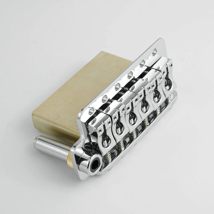 Left-Handed Guitar Tremolo Bridge with Roller Saddles String Spacing 10 ...