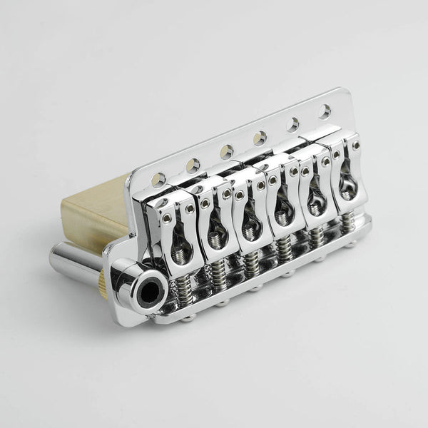Left-Handed Guitar Tremolo Bridge with Roller Saddles String Spacing 10 ...