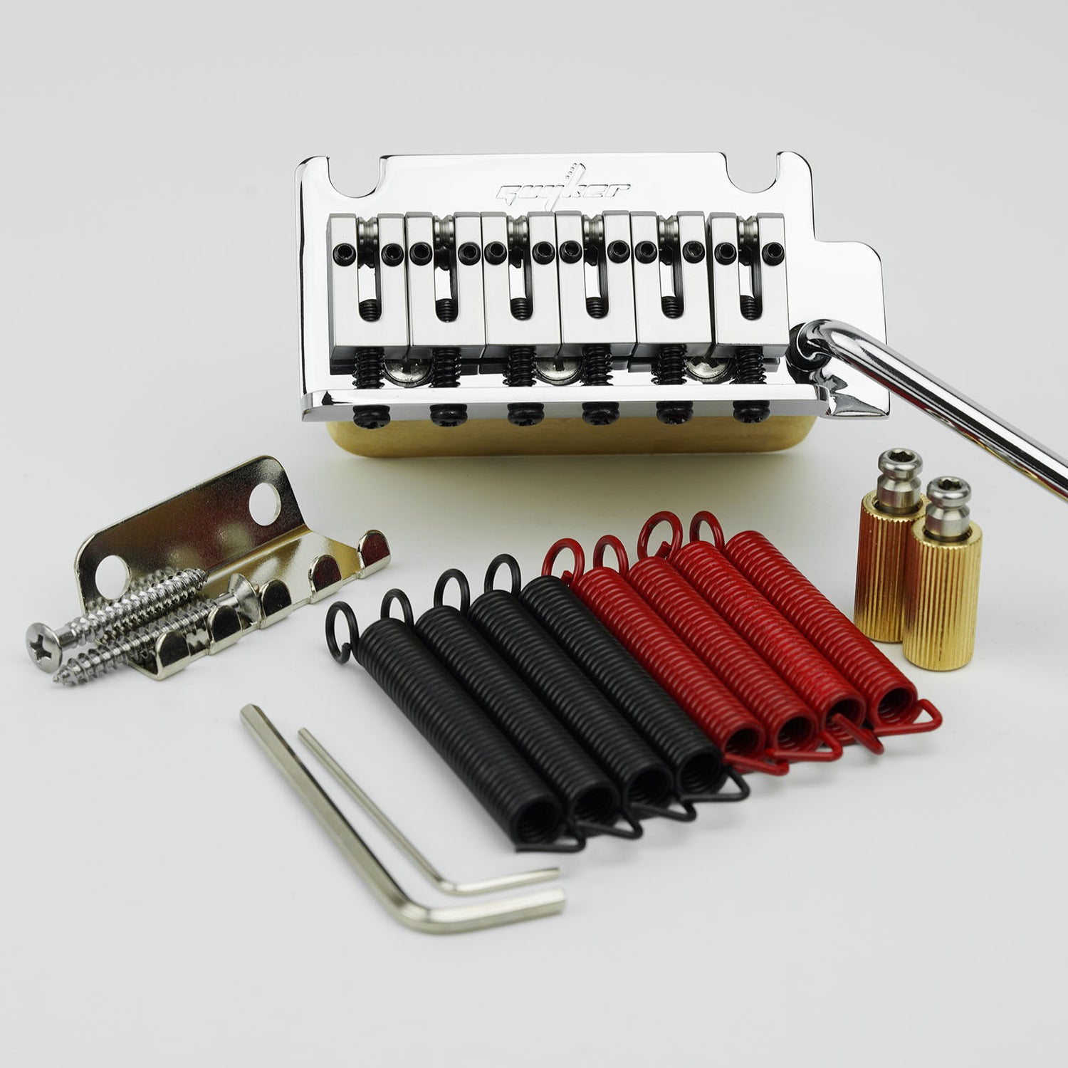 Tremolo Bridge Vintage Brass Saddles For ST 10.5mm String Space | Guyker