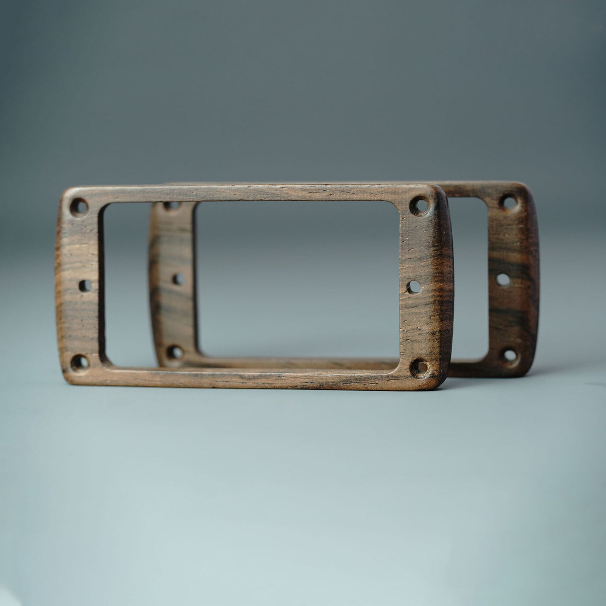 Wood Humbucker Pickup Rings – Curved Neck & Bridge Set | Guyker