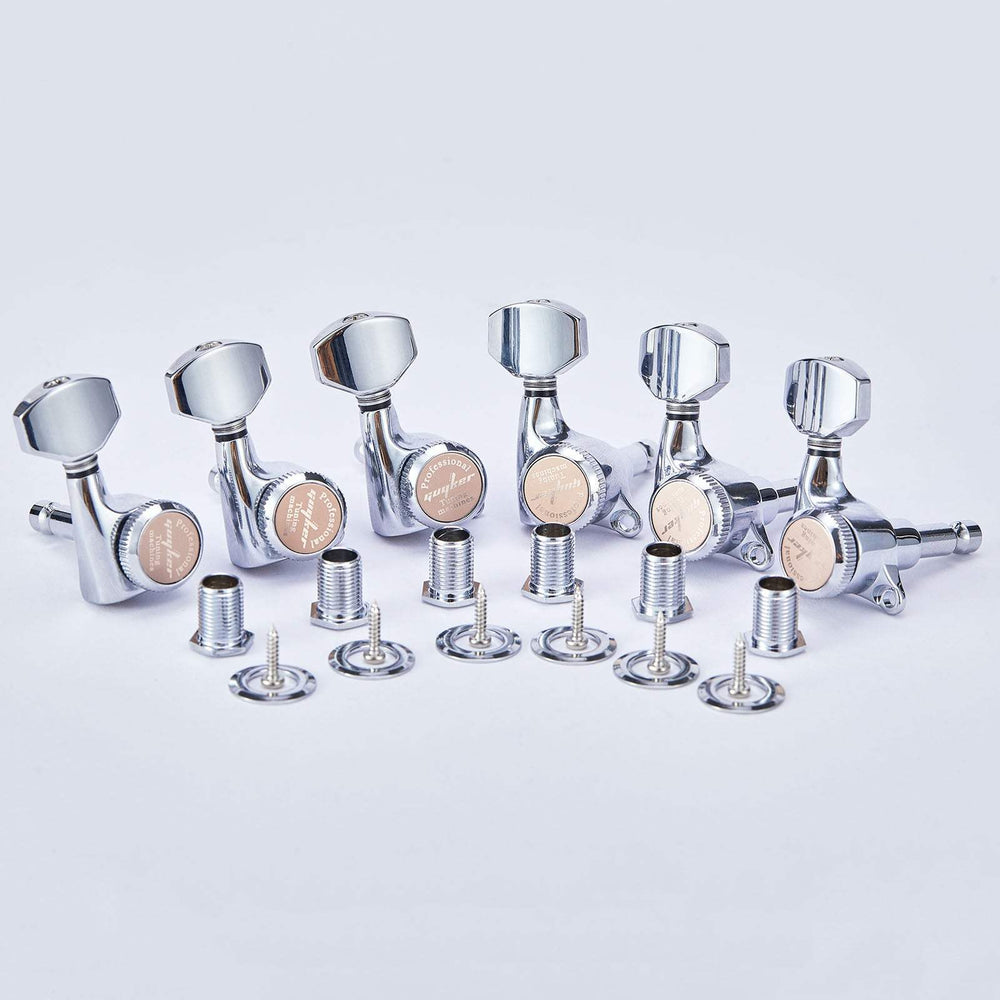 GUYKER Black Guitar Locking Tuners /Upgraded Version Electric Guitar