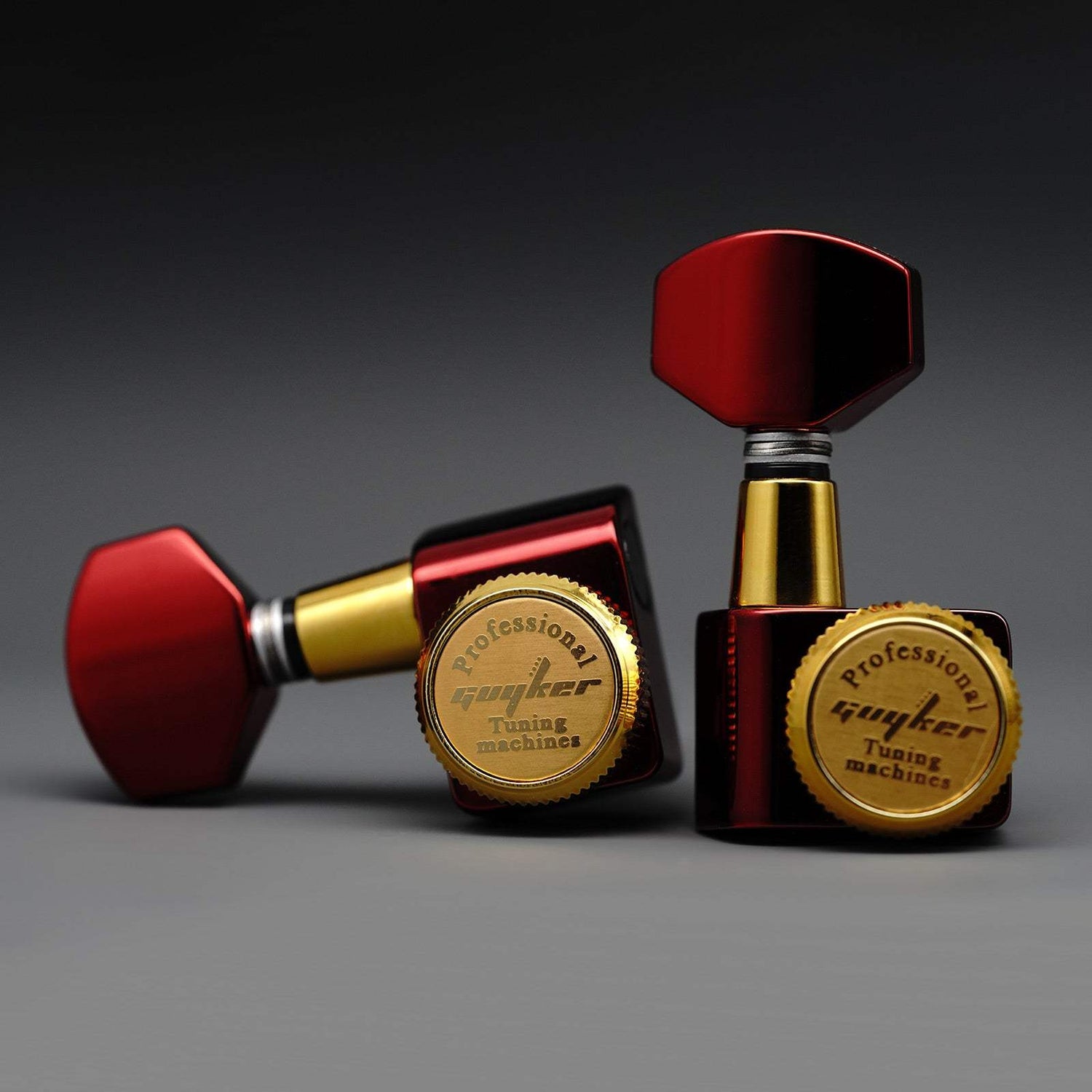 GUYKER 6R In-line No Screws Dopamine Color Locking Tuning Key Pegs