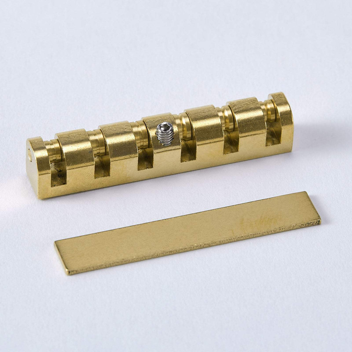 Height Adjustable 43mm Brass Roller Guitar Nut Replacement for Les Pa